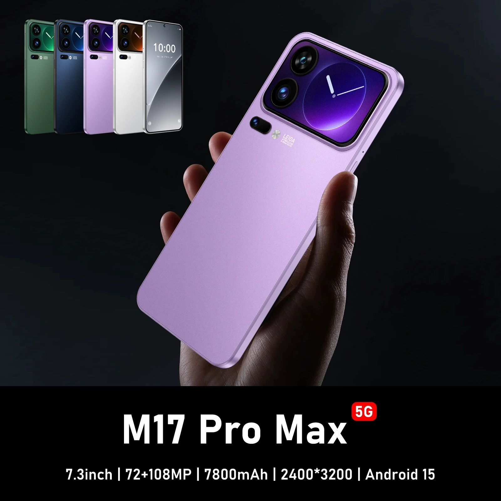 Best price for New M17 Pro Max Unlocked Phone 6.8" Large Screen 3+16GB ...