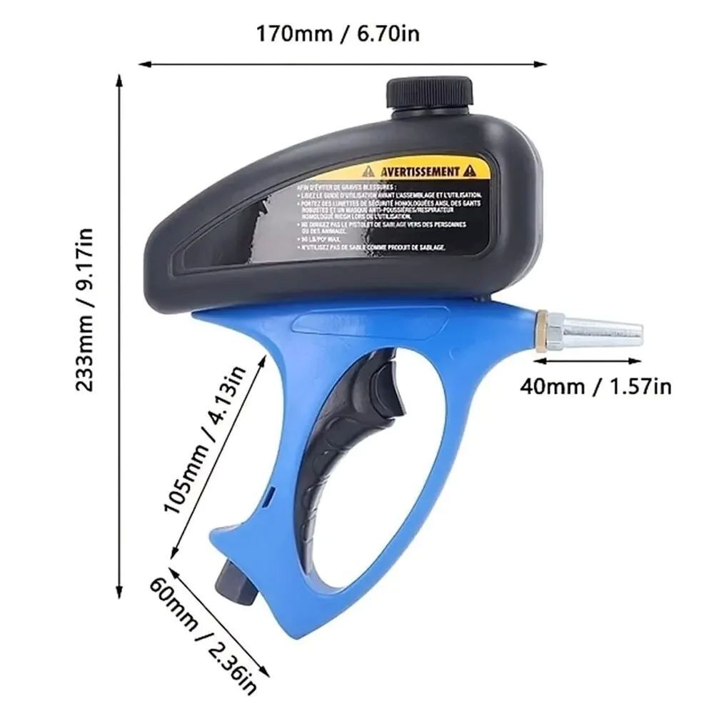 Best price for Handheld Gravity Blaster 90Psi Portable Sand Paint ...