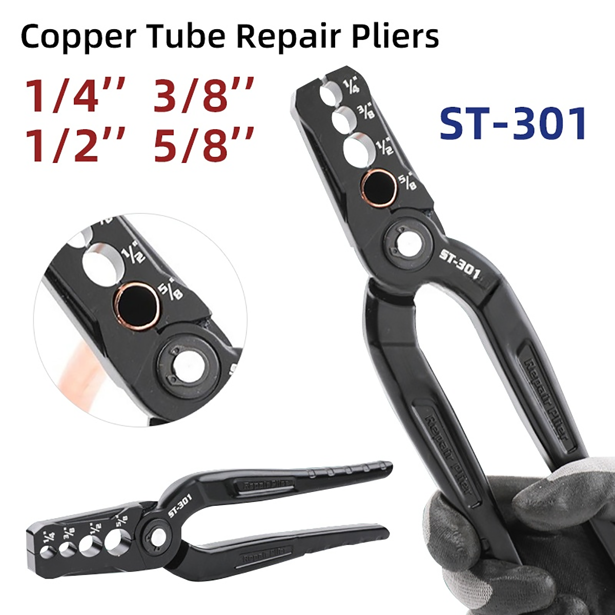 Best price for 1pc ST301 Copper Tube Repair Pliers Versatile Round ...