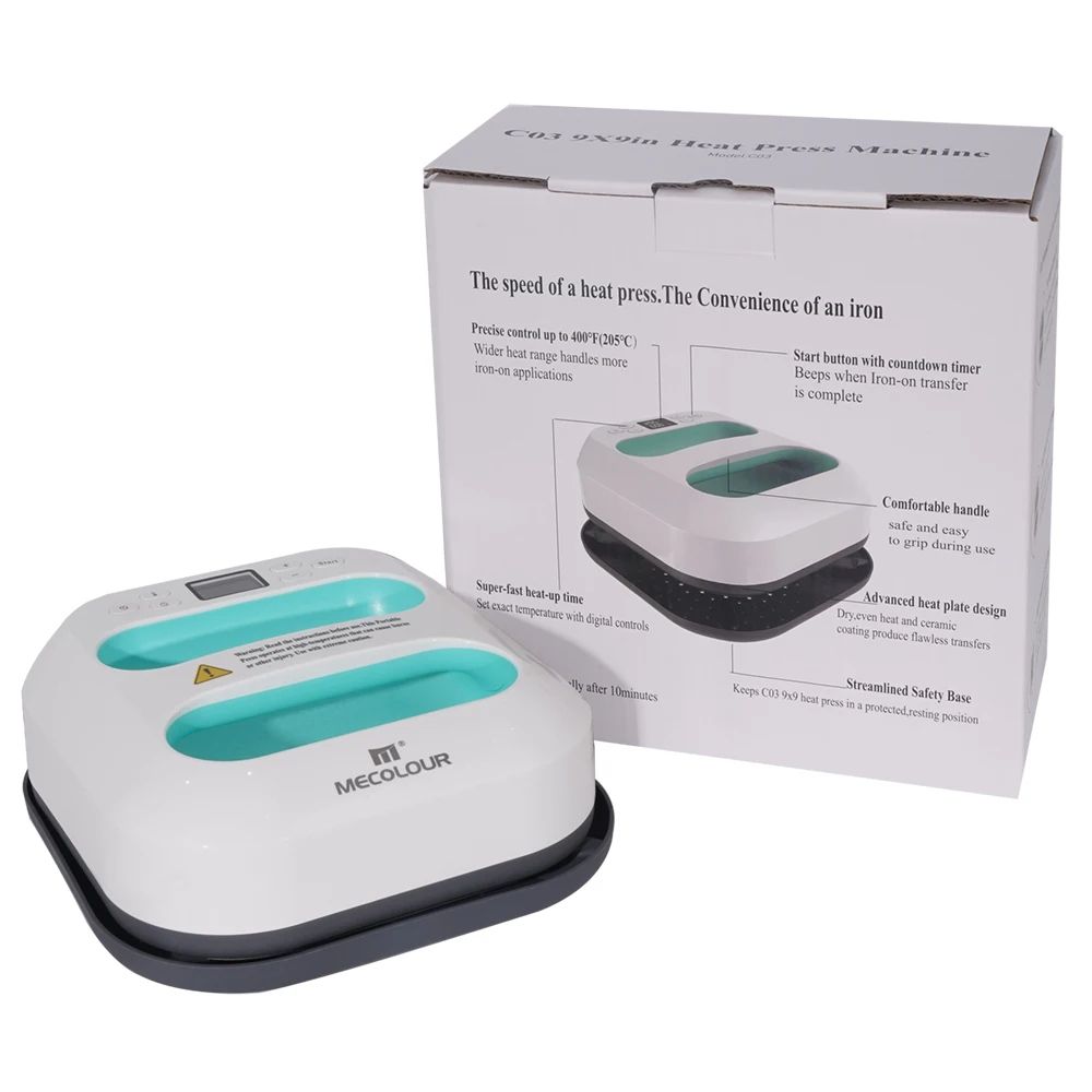 Best price for Easy Press Machine 9x9 Iron Type Heat Pess Machine for T ...