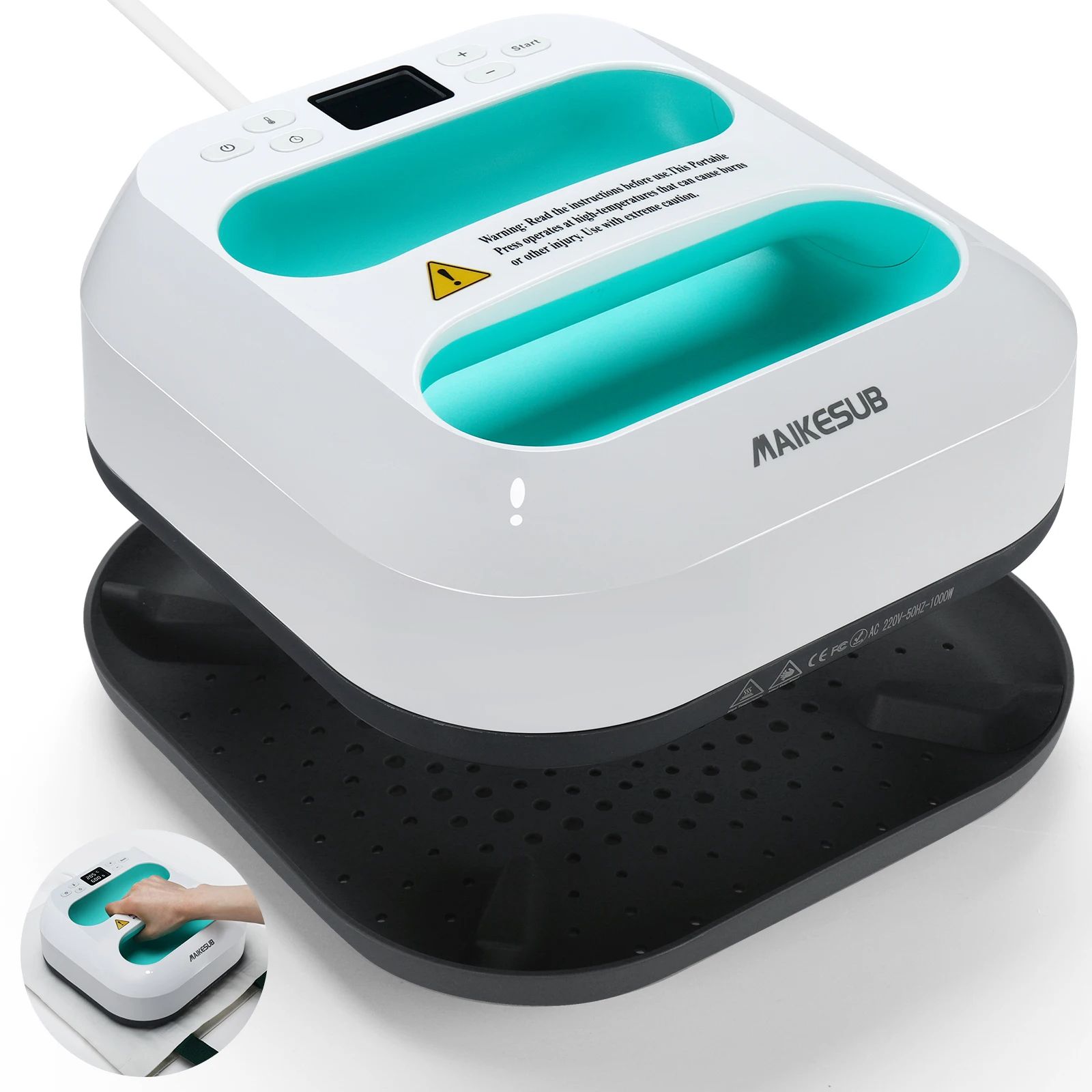 Best price for Portable Heat Press 9"X9" Mini Heat Press Machine for T ...