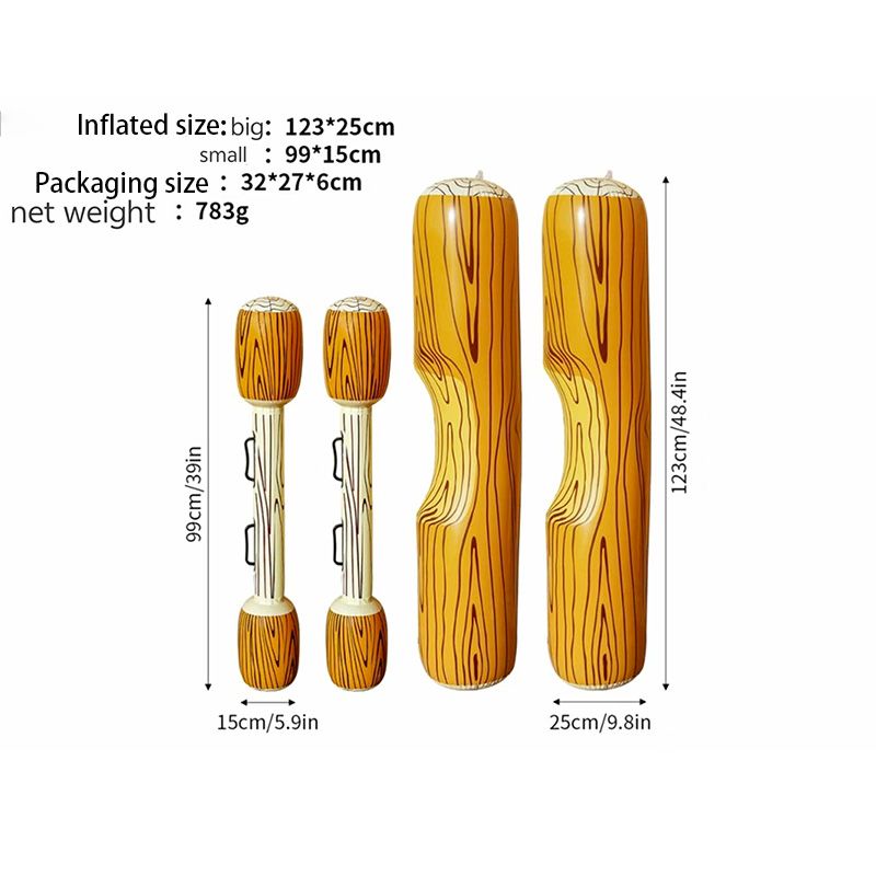 Best price for Cross-border goods inflatable wood grain rod inflatable ...