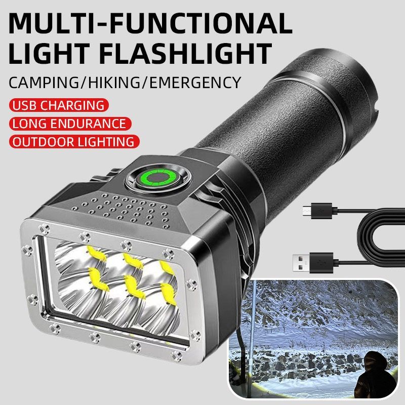 Best price for Strong light flashlight outdoor multi-function portable lithium battery long ...
