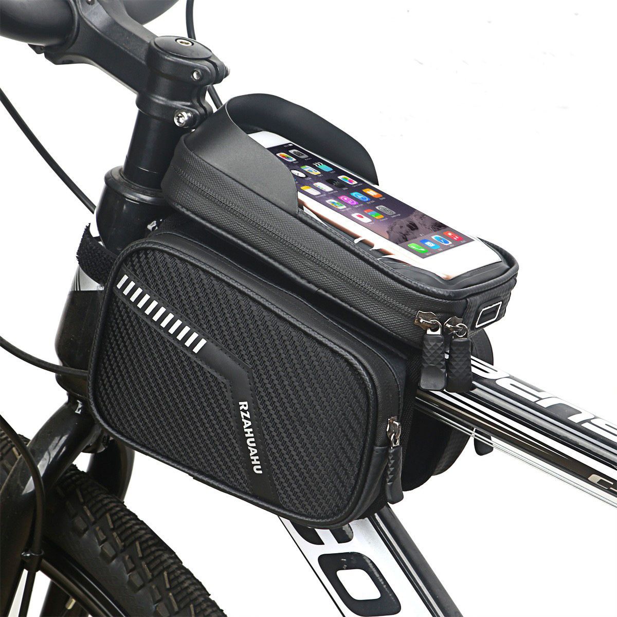 Best price for Bicycle Top Tube Bag / Mountain Bike Phone Front Hanging ...