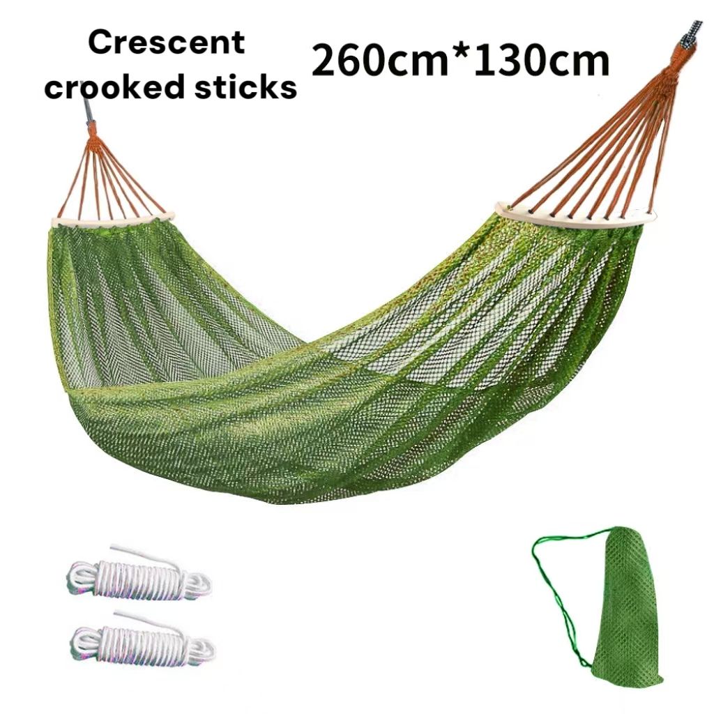 Best price for Outdoor Hammock with Anti-Rollover Bending Sticks - Ice ...