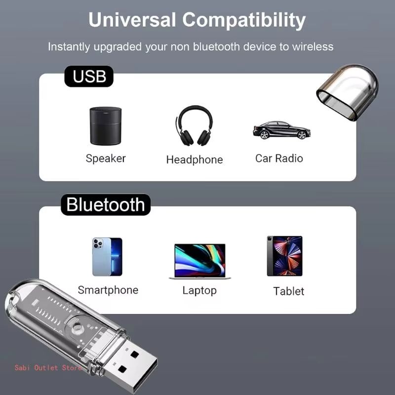 Best price for USB Bluetoothcompatible Adapter Plug And Play Enjoy Lag ...
