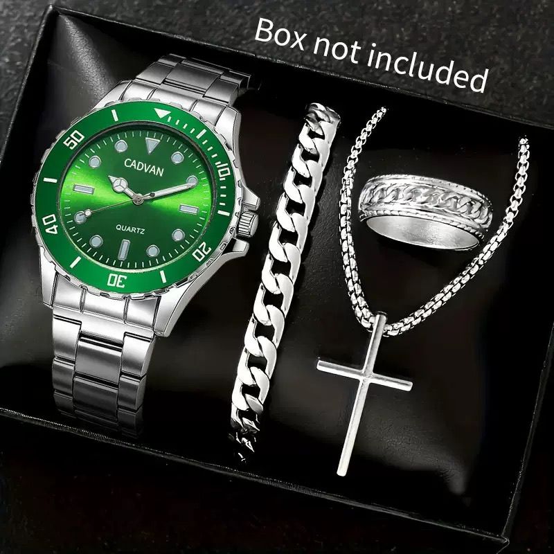 Best price for Men's Mechanical Style Watch & Jewelry Set, High-End ...