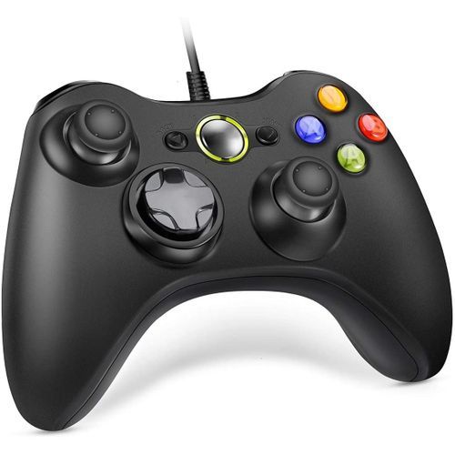 Best price for XBOX Microsoft XBOX 360 Wired Controller-black Color ...