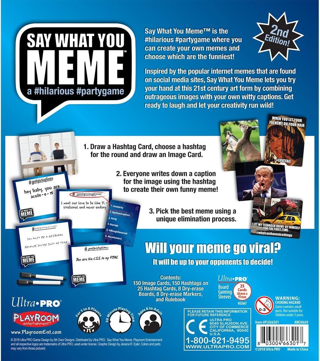 Best price for Say What You Meme card game Color-Multicolor 1000335608
