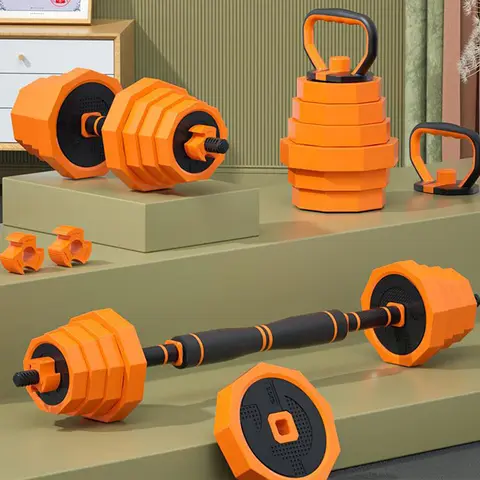 Best price for Coated Dumbbell Barbell Kettlebell Adjustable Weight Set ...