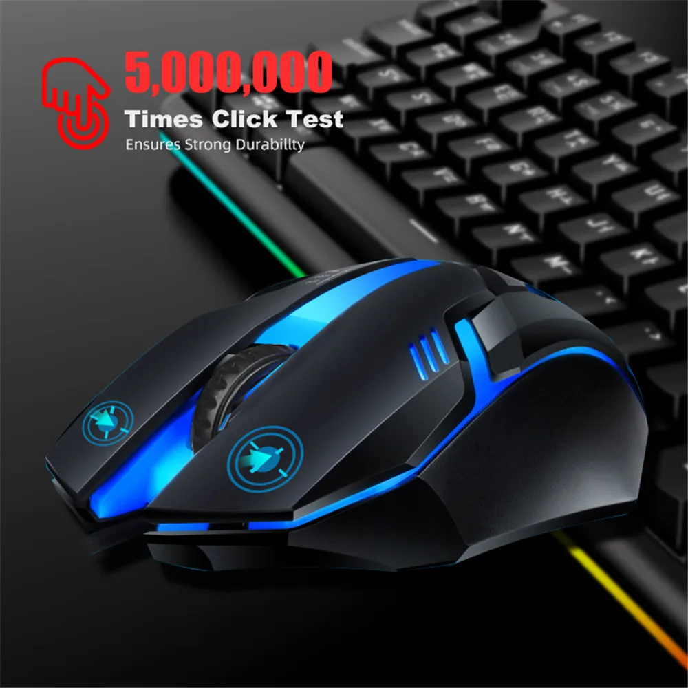 Best price for RichRipple 2.4G Wired RGB Mouse Wired Mouse Ergonomic ...