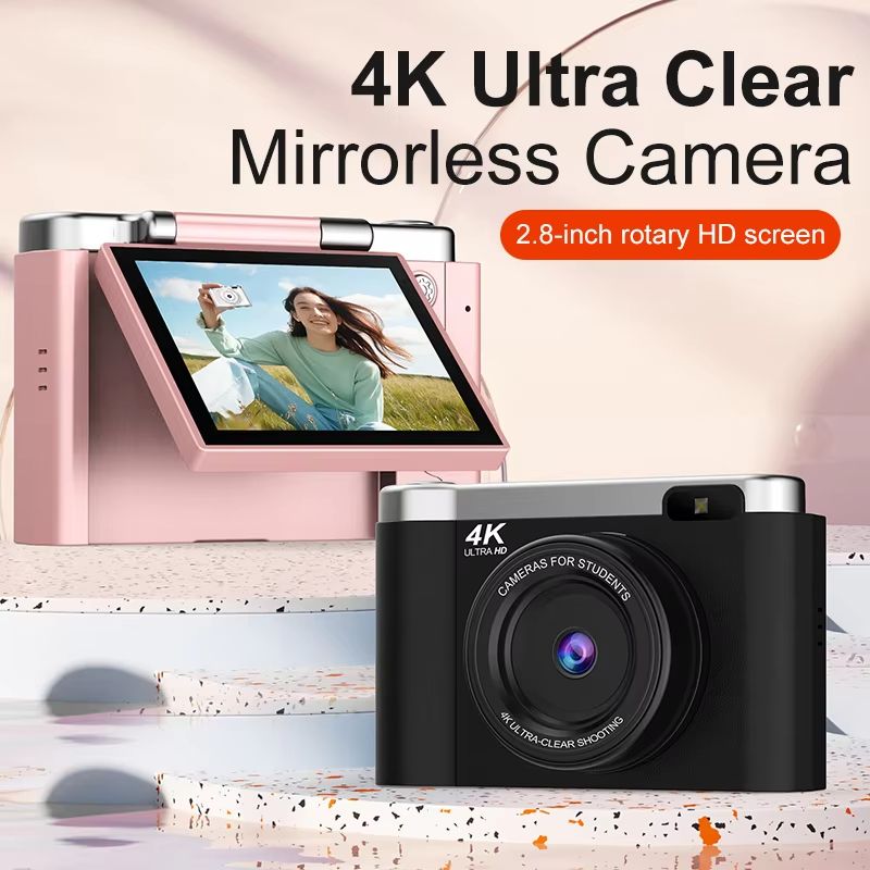 Best price for Flip Screen 4K Digital Camera CCD 8x Zoom 4K Resolution ...