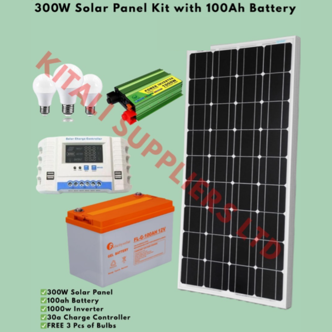 Best price for 300W Solar Panel Kit with 100Ah Felicity Battery, 1000W ...