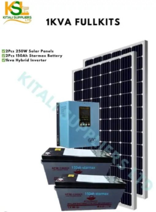 Best price for 2×250W Solar Panels with 2×150Ah Starmax Batteries and ...
