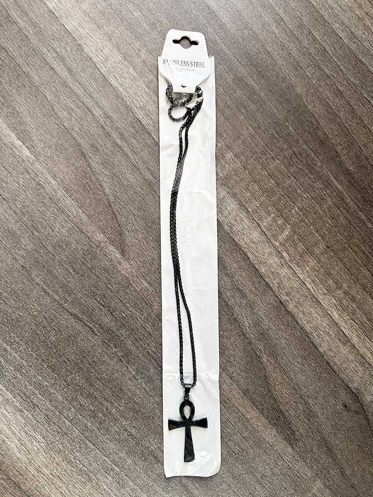 Best price for Ancient Egyptian Coptic Ankh Cross Black Tone Pendant ...