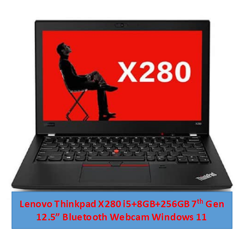 Best price for Refurbished Lenovo ThinkPad X280 Laptop Intel Core i5 ...