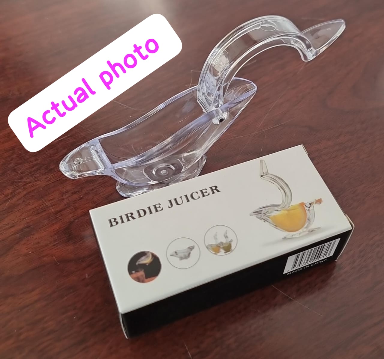 Best price for Clear Acrylic mini Birdie juicer . Wipes clean with a ...