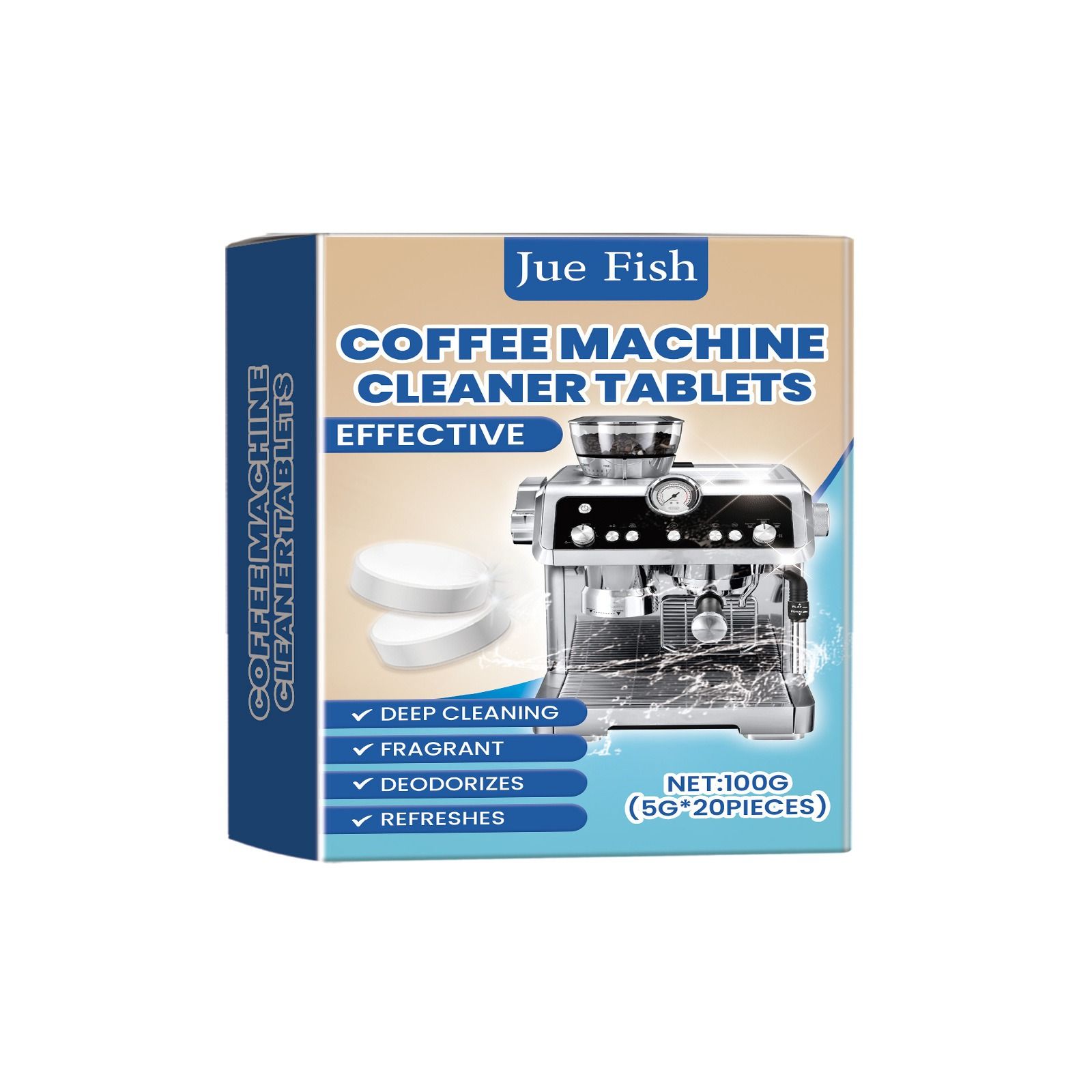 Best price for Jue-Fish coffee machine clean effervescent tablet clean ...