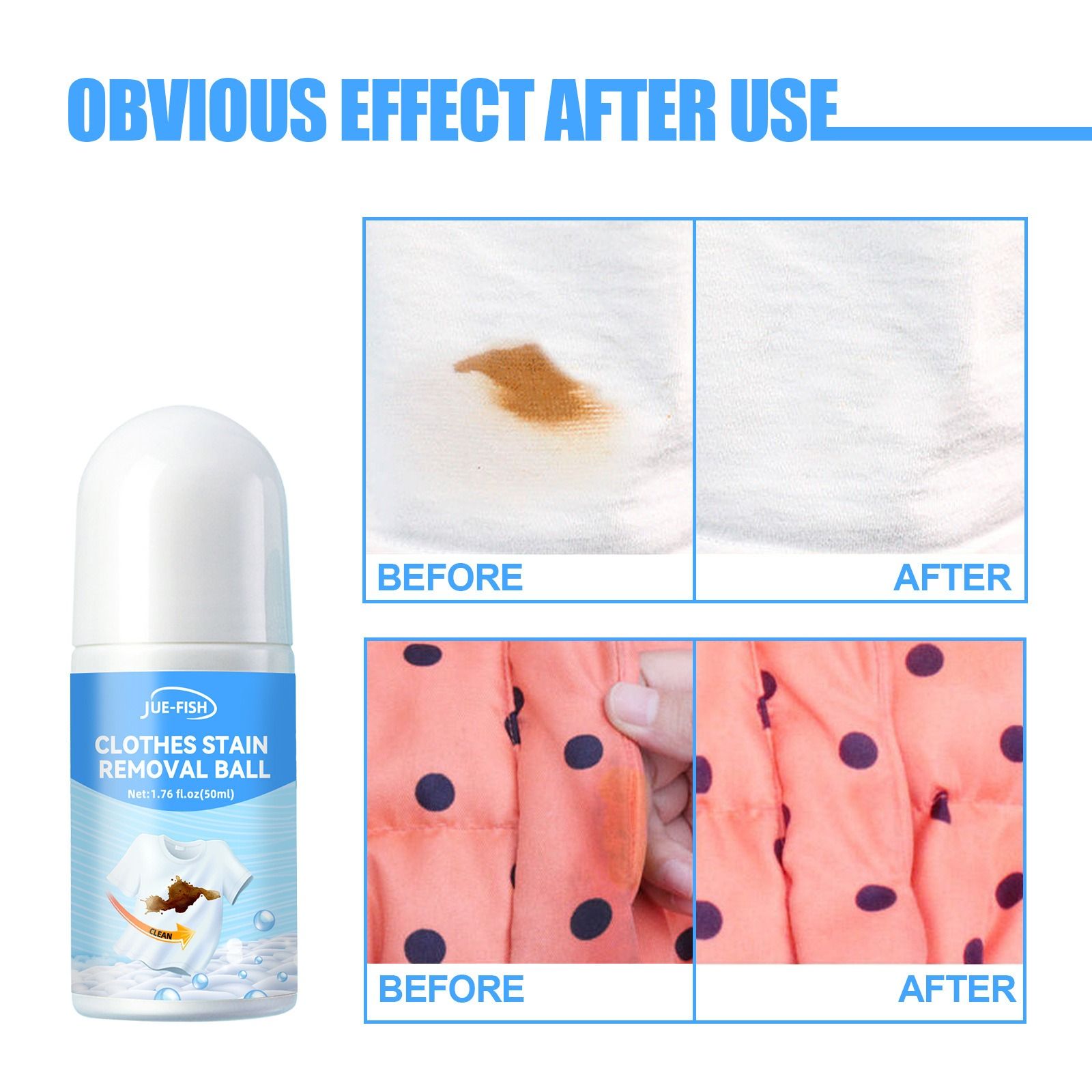 Best price for Jue-Fish clothes Remove stains dirt remove rolling ball ...
