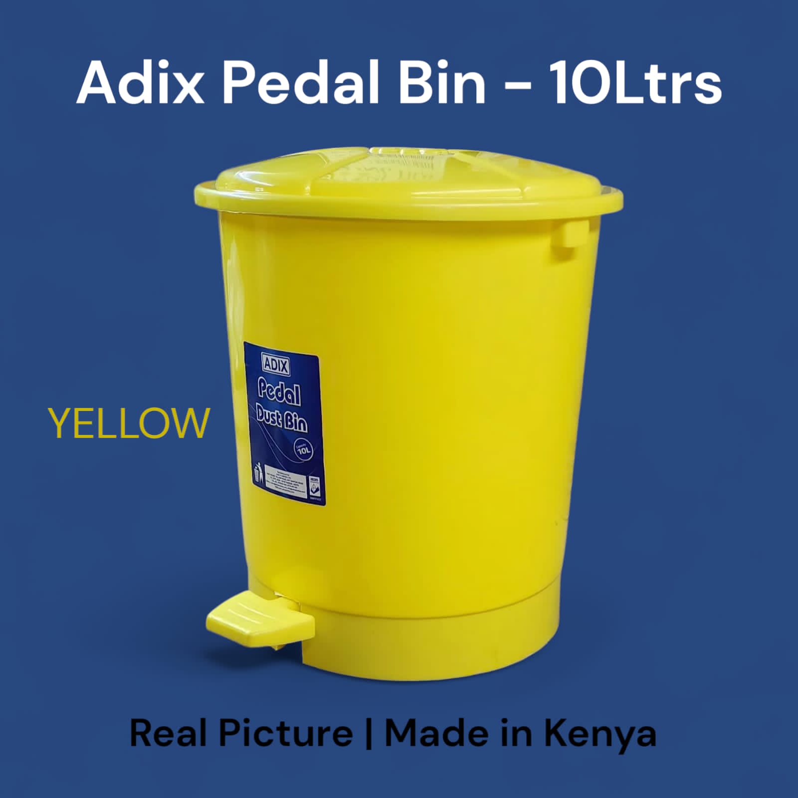 Best price for 10Ltrs Double wall Adix Home/Office pedal dust bin Color ...