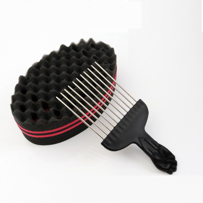 Best price for 2pcs Magic Twist Hair Sponge Barber Hair Brush Sponge ...