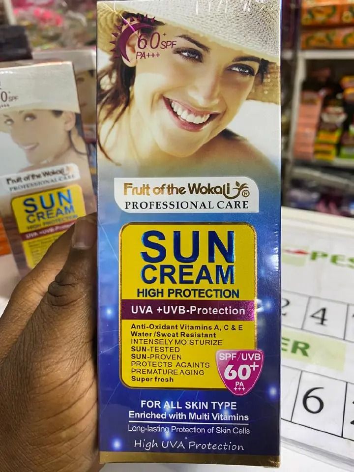 Best price for Fruit of the Wokali PROFESSIONAL CARE SUN CREAM SPF 60 HIGH PROTECTION UVA +UVB ...