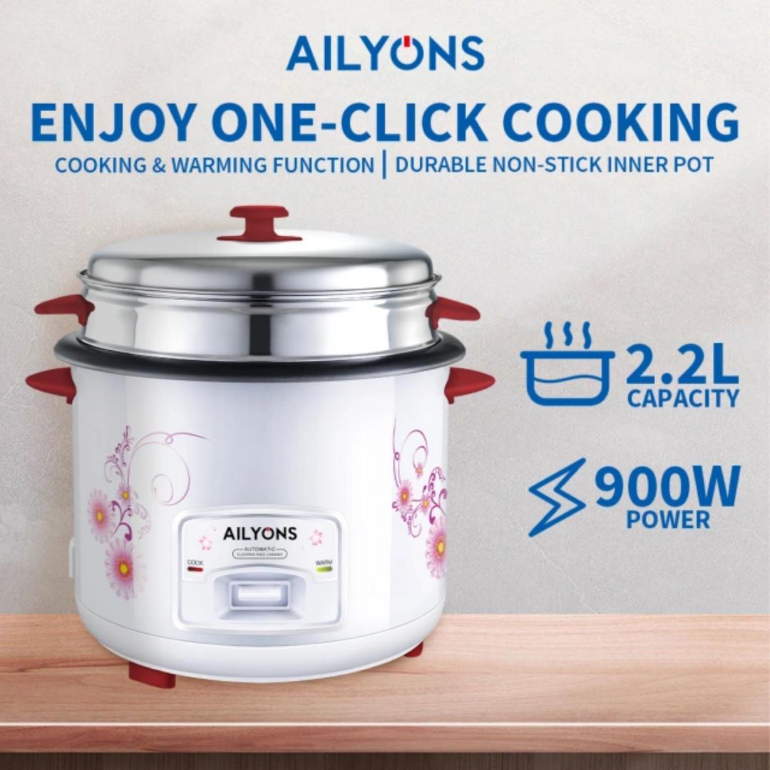 Best price for Ailyons Electric Rice Cooker and steamer 2.2L Multifunction 3 in 1 with cooking ...