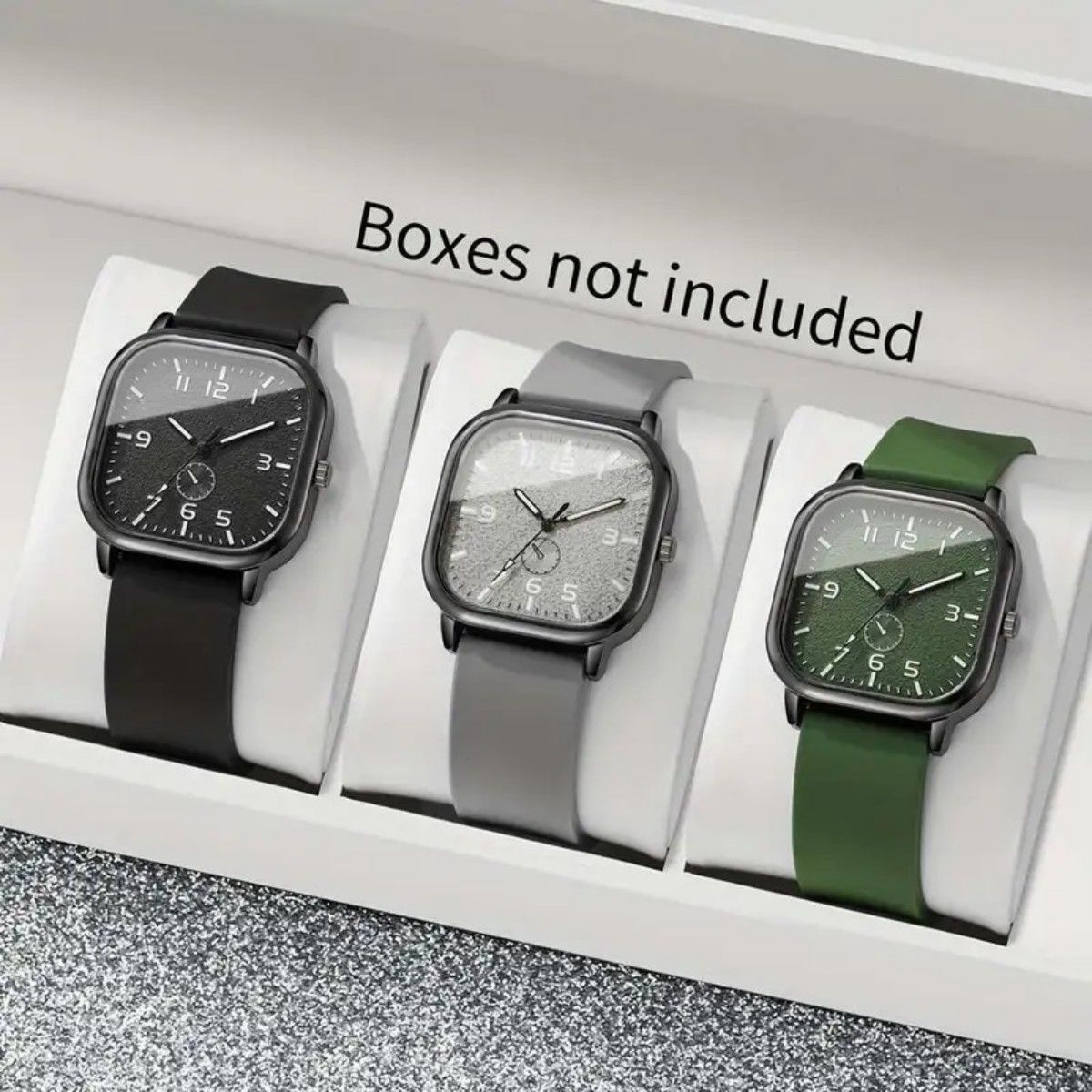Best price for Fashion Square Dial Men's Watches Minimalist Quartz ...