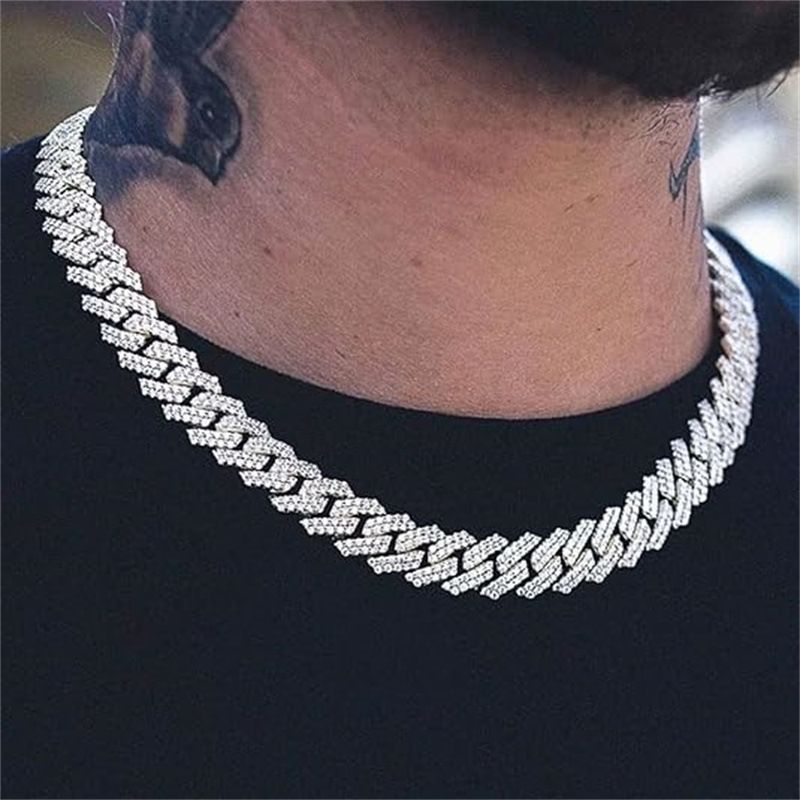 Best price for European And American Men's And Women's Cuban Chain Cool ...