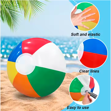 Best price for Colorful and Vibrant Beach Balls PVC Inflatable Outdoor ...