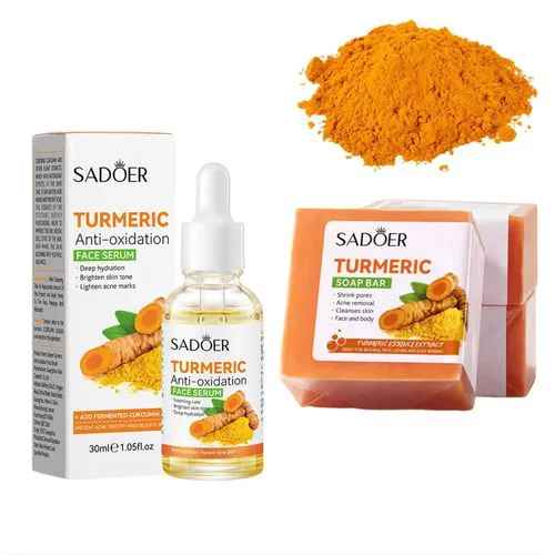 Best price for SADOER 2 in 1 Organic Tumeric Soap For Hyperpigmentation ...