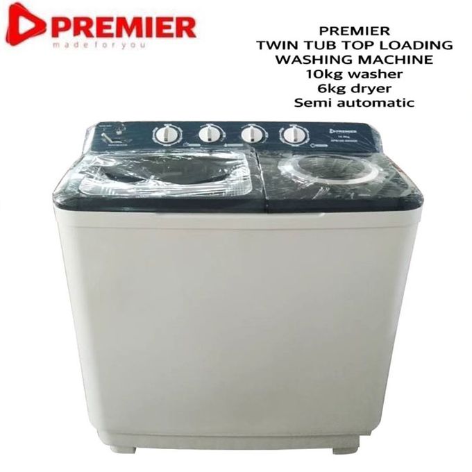 Best price for CLEARANCE SALE!!!Premier 10kg Semi Automatic Twin Tub Washing Machine Wash & Spin ...