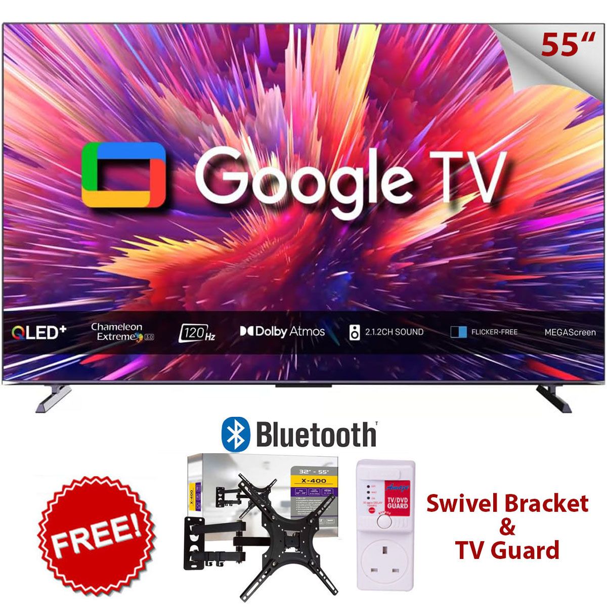 Best price for Skyworth 55Q6500G, 55" inches 4K QLED 2025 Frameless ...