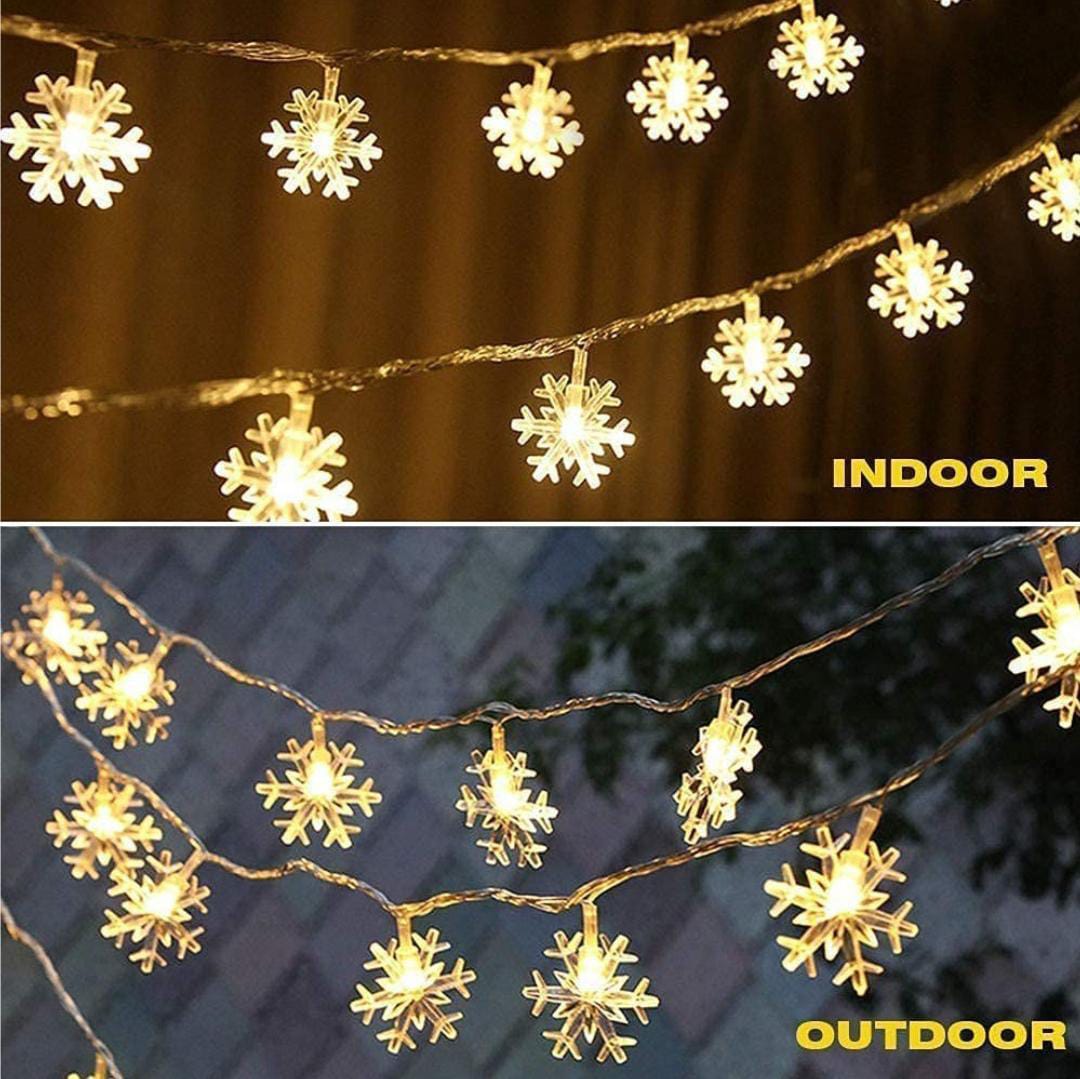 Best price for Christmas Snow flakes led lights 10 mtrs long