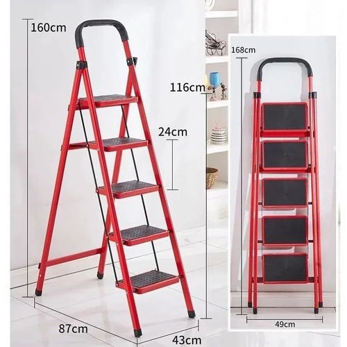 Best price for Dr Ladder Ladder Step Ladder Steel Ladder Foldable 5 Steps
