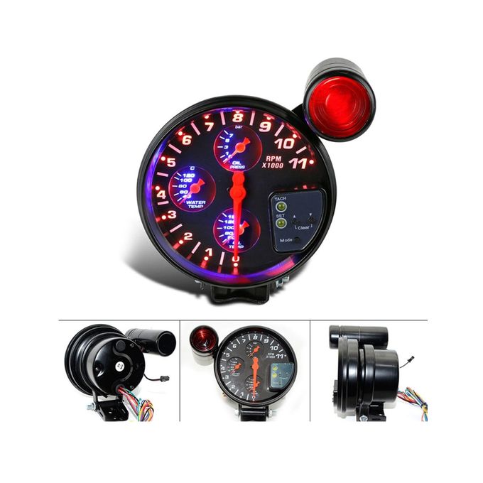 Best price for Car Rpm Tachometer TYPE-R 4 In 1, Water Temp, Oil ...