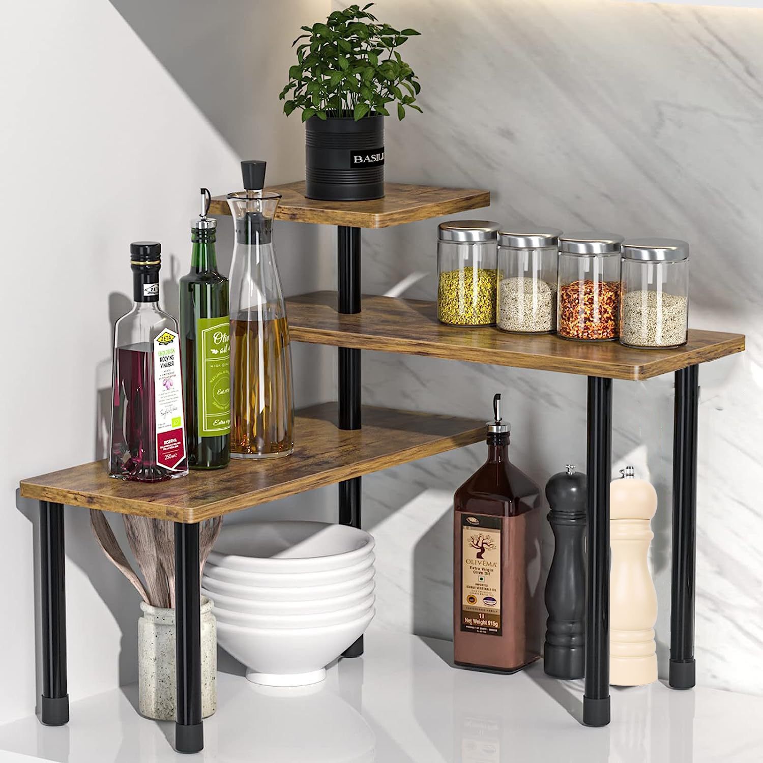 Best price for Multi-Tier Corner Shelf for Kitchen Countertop and ...