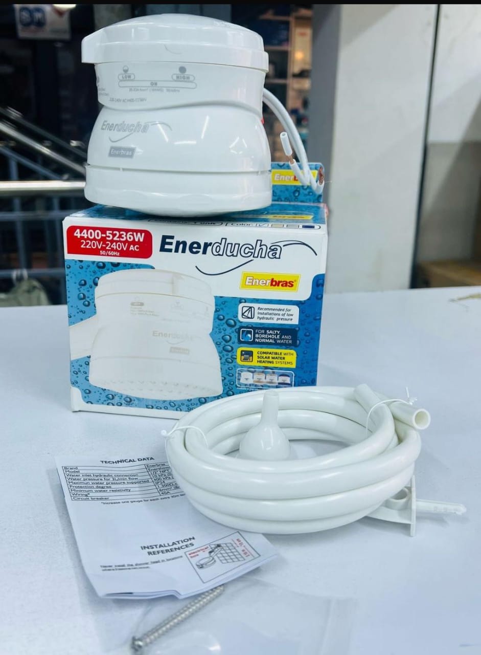 Best price for "3T Enerducha Enerbras Electric Shower Head – Ideal for ...