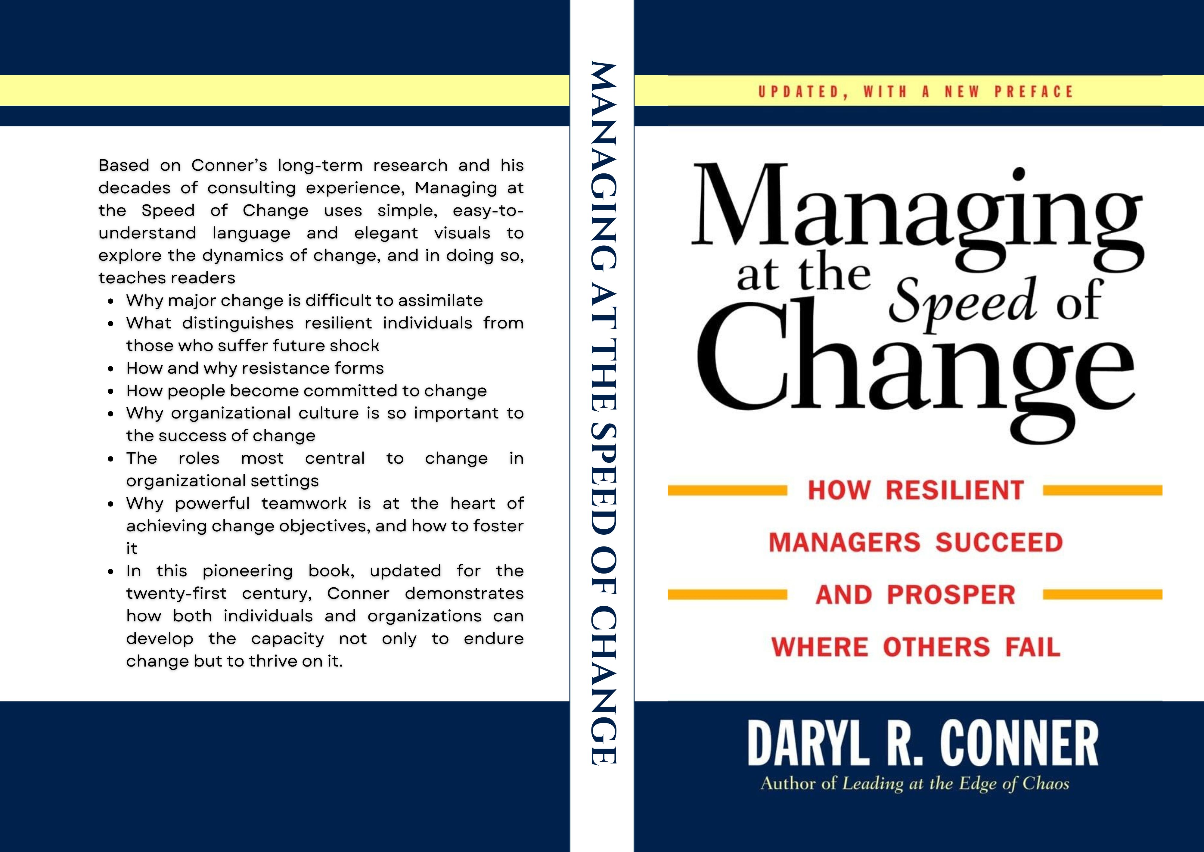 Best price for "Managing at the Speed of Change" Book By Daryl R ...