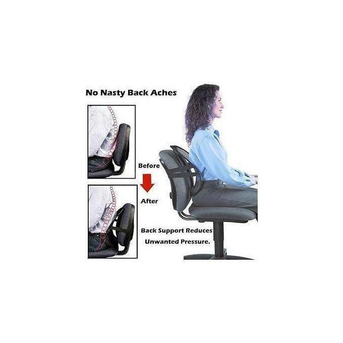 Best price for Seat back lumbar support BACK REST mesh Color-Multicolor ...