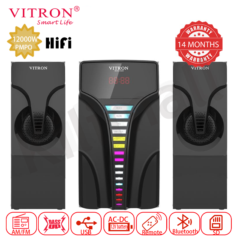 Best price for Vitron 2.1 CH X-Bass Multimedia Speaker System 12000W ...