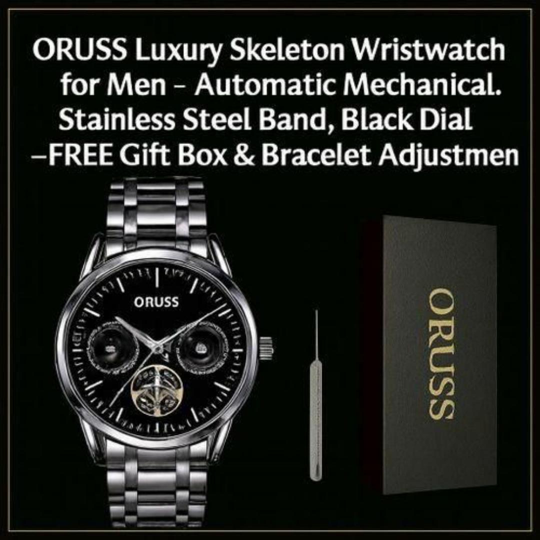 Best price for ORUSS Luxury Sporty Watch For Men – Men’s Automatic ...