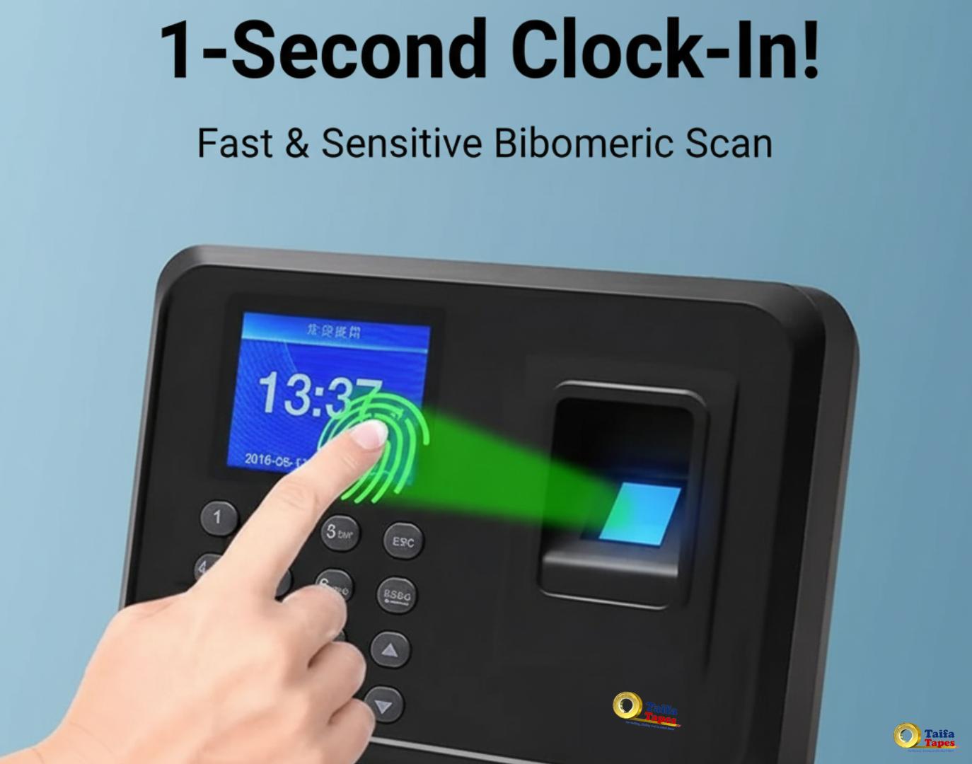 Best price for AI Powered Fingerprint Time Attendance Machine - Biometric Employee Time Clock ...
