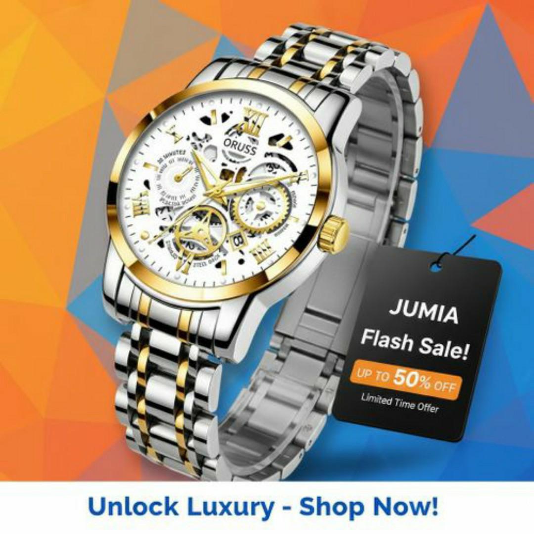 Best price for ORUSS Men's Luxury Skeleton Watch – Roman Numerals ...