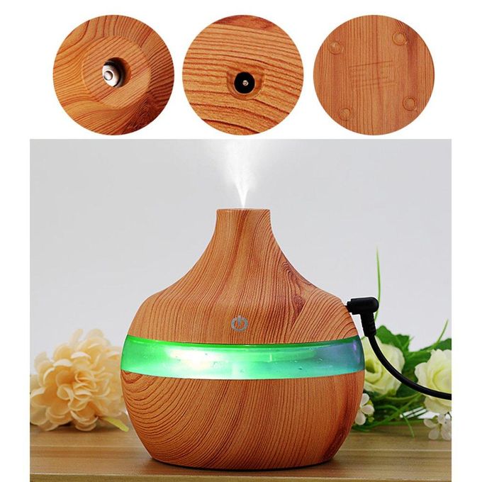 Best price for 300 Ml Diffuser Diffuser Electric Humidifier Room Light Wood