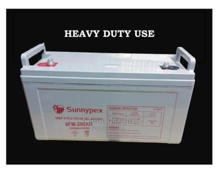 Best price for Sunnypex 200 AH Solar Battery Gel Dry Cell Solar Battery ...