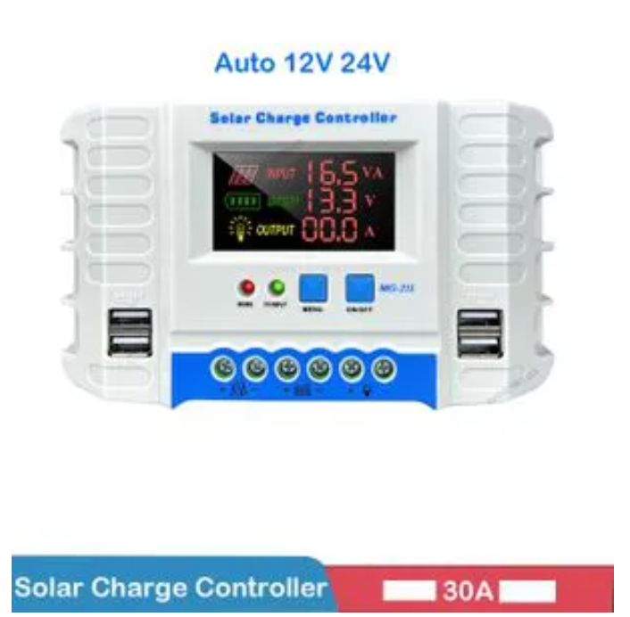 Best price for 20 A Digital Solar Charge Controller Color-White 1001387867