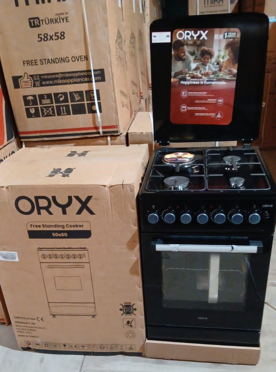 Best price for ORYX 50x60, 3 Gas +1 Hot Plate, Electric Oven Free ...