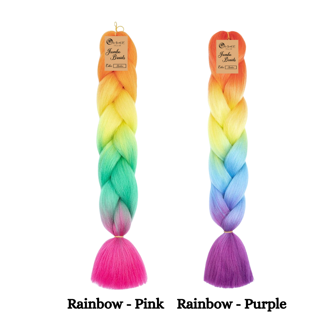 Best price for Rainbow Ombre Braids Rainbow Ombre Braiding Hair for Box ...