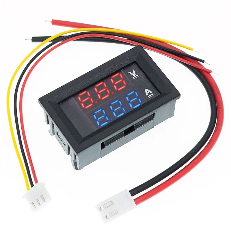 Best price for DC 0-100V 10A Digital Voltmeter Ammeter Dual Display Voltage Detector Current ...